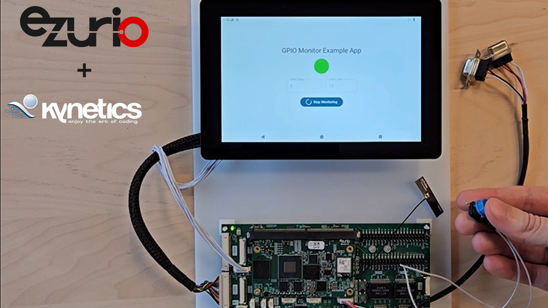 Demo: Kynetics Embedded Android Developer Toolkit (EADT) on the Nitrogen95 SMARC | Ezurio